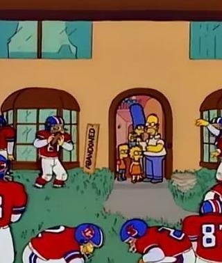 Homer Simpson se quejó de ser el dueño de los Broncos, campeones hoy de ...